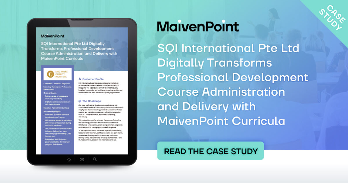 Singapore Quality Institute | MaivenPoint